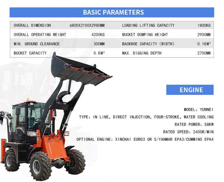 4.2 Ton Telescopic Arm Backhoe Loader Manufacturer_Price_Supplier ...