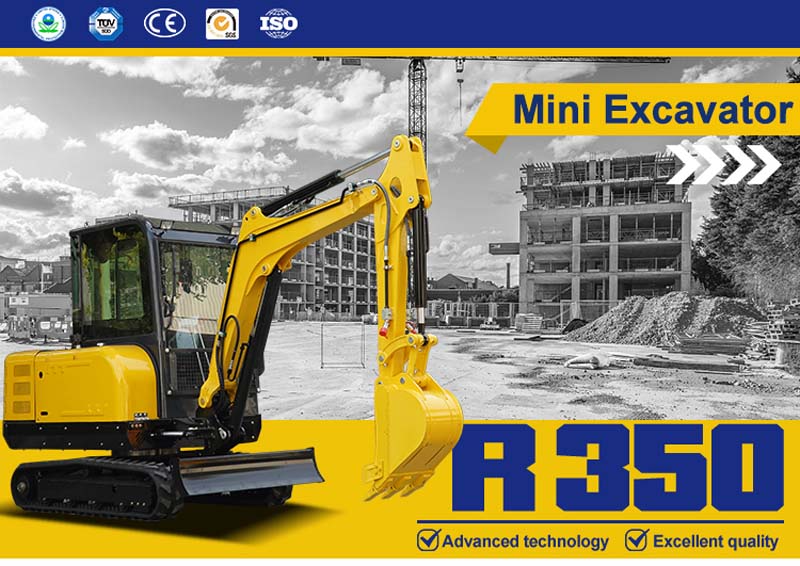 Mini Excavator For Sale R350 Manufacturer_Price_Supplier - Shandong ...